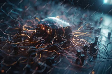 Premium Ai Image Ai Communication Network Artificial Intelligence Data Mining Deep Learning