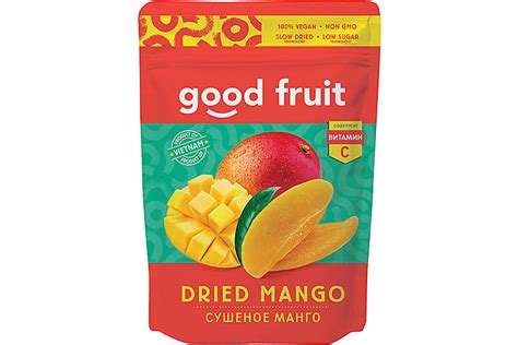 Манго сушеное «GOOD FRUIT», 100 г - купить по цене производителя с ...