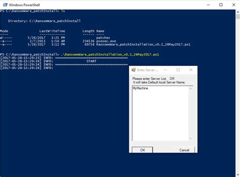 Sysadmin Automation Ransomware Wanncry Patch Verify And Installation