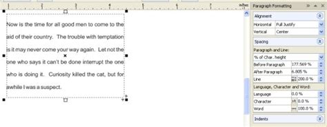 Line Spacing Not Working CorelDRAW X5 CorelDRAW Graphics Suite X5