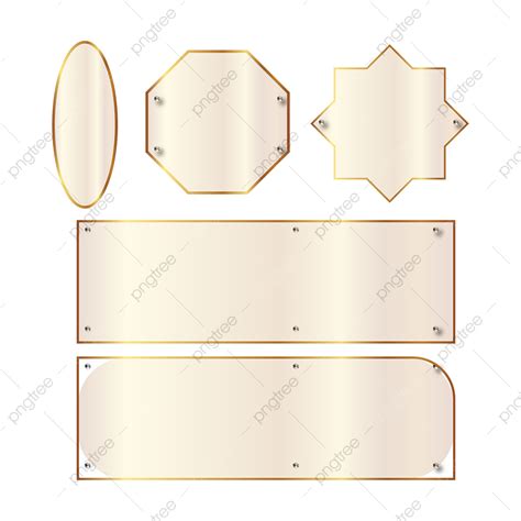 Plate Set Vector Png Images Golden Glass Plate Set Golden Glass Realestic Png Image For Free