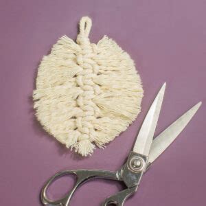 Autumn Leaves Easy Macramé Tutorial Beginner s Macramé Project Quick Macramé for Fall