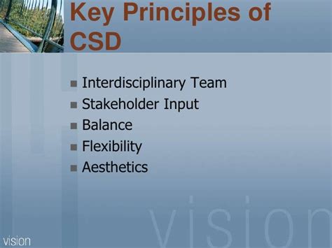 New Directions In Transportation Planning Context Sensitive Design
