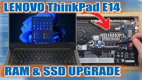 LENOVO ThinkPad E14 RAM SSD Upgrade 2022 Model Gen 4 47 OFF