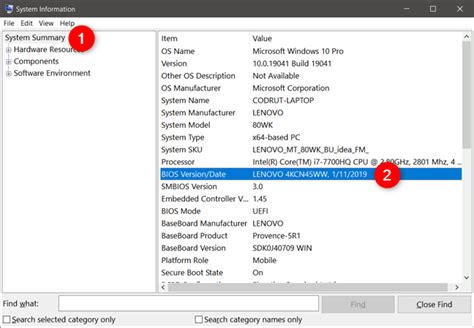 how to check the bios version from windows 8 ways