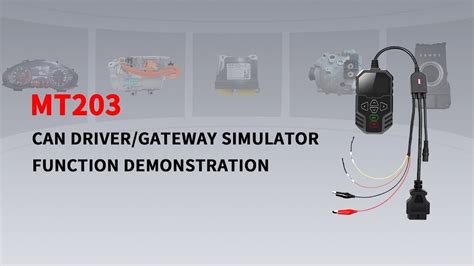 Obdstar Mt203 Can Driver Gateway Simulator Function Demonstration Obdii365 Youtube