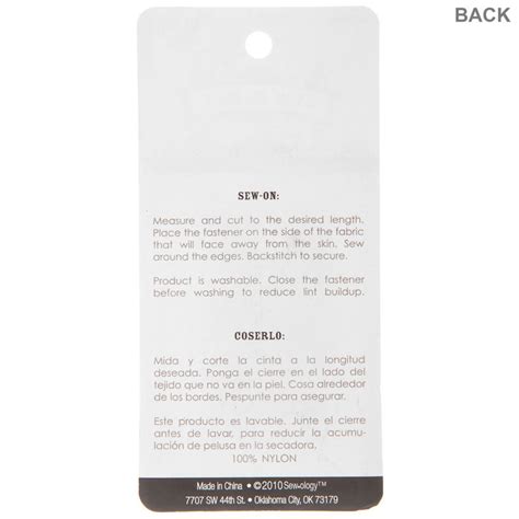 Sew On Hook Loop Fastener Hobby Lobby