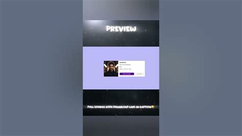 responsive profile card design 🚀 css responsivedesign frontendprojects youtube