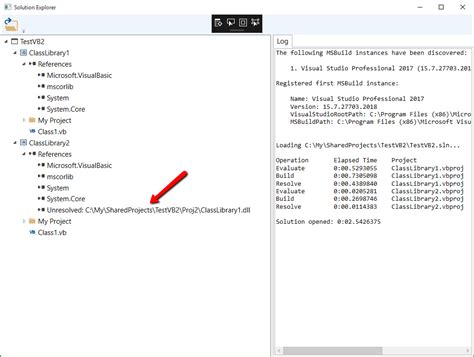Unresolved Reference In Solutionexplorer · Issue 29122 · Dotnetroslyn · Github