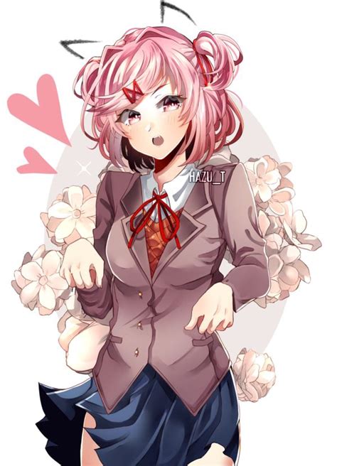 Pin On Ddlc Natsuki