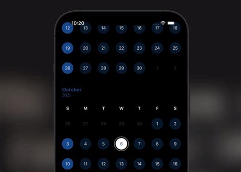 A Custom Calendar Designed In Swiftui