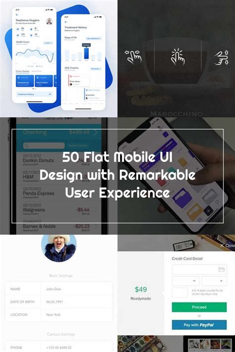 Mobile Ui Patterns 50 Flat Mobile Ui Design With Remarkable User Experience
