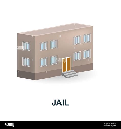 Jail Icon 3d Illustration From Crime Collection Creative Jail 3d Icon