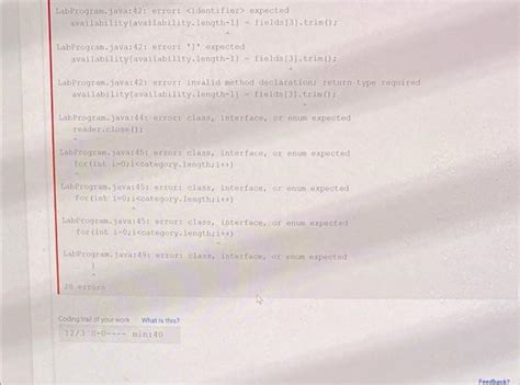 Solved I Need Help With My Java Code I Have Errors That I