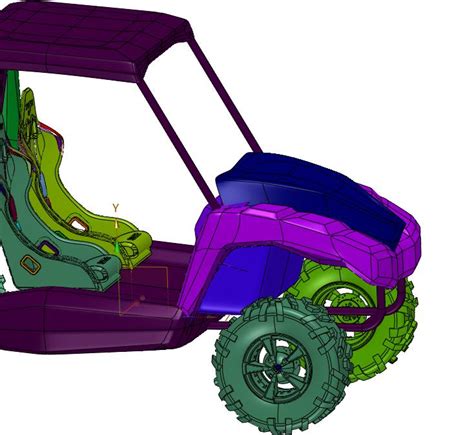 成人四驱越野全地形atv山地摩托车 By 无敌真皮皮 3d打印模型文件3d模型库 免费平价 魔猴网
