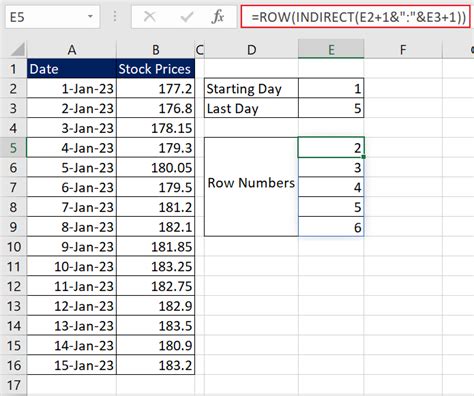Excel Row Function How To Use