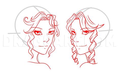 How To Draw Curly Hair Draw Curls Drawing Step By Step By Ghostiy How To Draw Hair