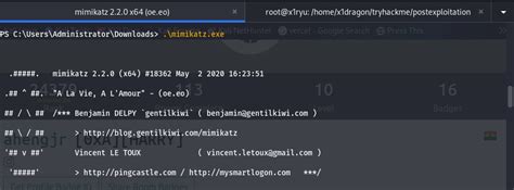 windows post exploitation using mimikatz dumping hash files by