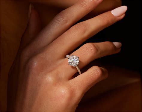 Round Cut Wedding Rings 60 Photos