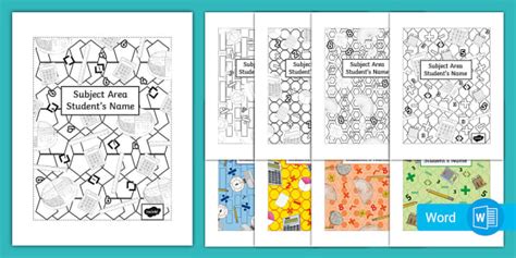 Math Notebook Cover Design Resource Twinkl Usa Twinkl