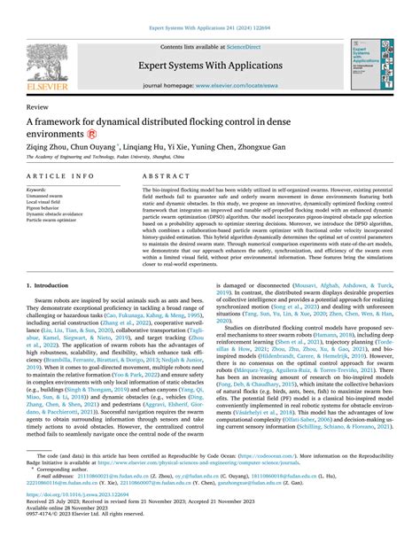 Pdf A Framework For Dynamical Distributed Flocking Control In Dense Environments
