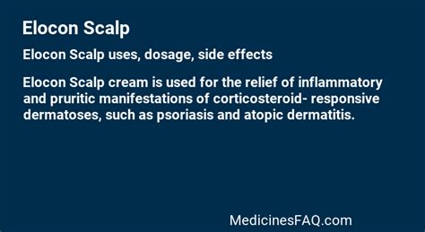Elocon Scalp Uses Dosage Side Effects Food Interaction And Faq
