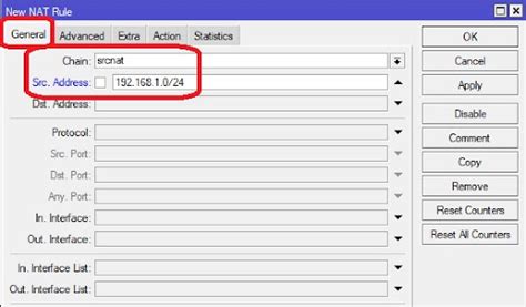 Knowledge Area Mikrotik Winbox Nat Configuration
