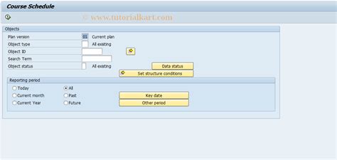 LSO RHABLAUF OLD SAP Tcode Course Schedule