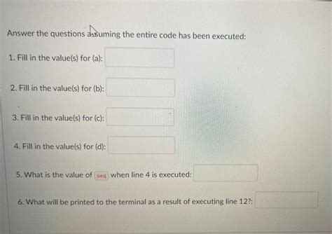 Solved Fill In The Blanks For The Environment Diagram Shown Chegg