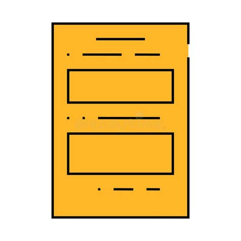 Form File Icon Color Illustration Stock Vector Illustration Of Item