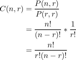 Mathematics PnC And Binomial Coefficients GeeksforGeeks