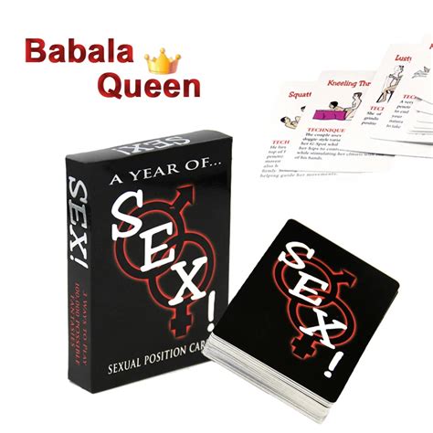 Various Poses Sex Cards A Year Of Sex For Adult Sexy Game Cards Sets Bedroom Commands Flirt