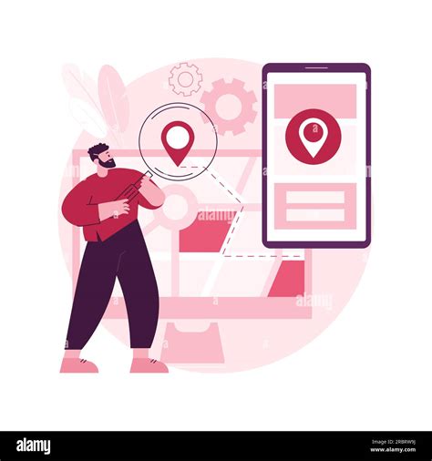 Cross Device Tracking Abstract Concept Vector Illustration Multi