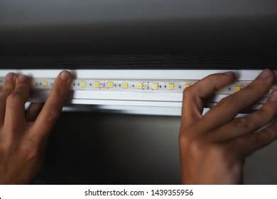 How Install Led Strip Lighting Correctly Stock Photo 1395058064 Shutterstock