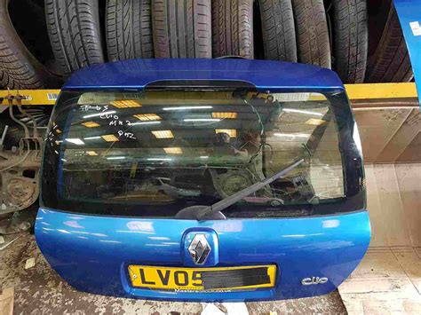 Renault Clio Mk2 2001 2006 Rear Tailgate Boot Blue Tei45 Te145 Store
