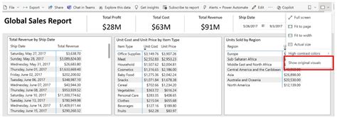 Power BI Blog Show Visuals As Tables