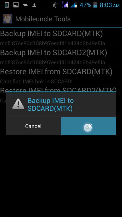 How To Backup And Restore IMEI On Android By Using Mobileuncle Tools Techmash
