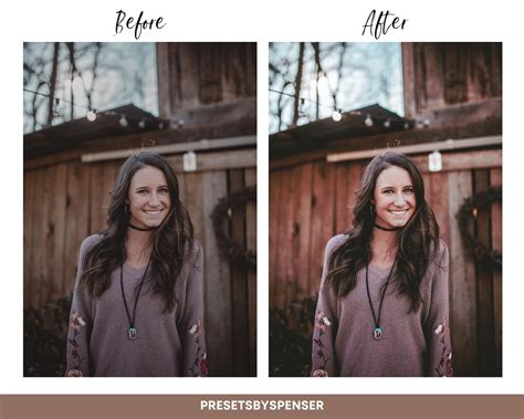 10 Rustic Lightroom Mobile Presets And Desktop Natural Photo Etsy