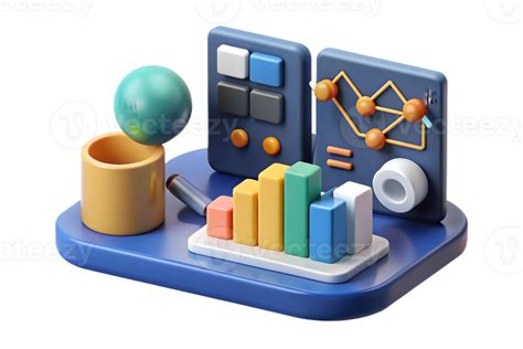 Isometric Flat Ai Powered Predictive Analytics Concept As A Clean