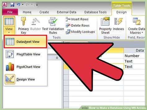 How To Make A Database Using Ms Access With Pictures Wikihow