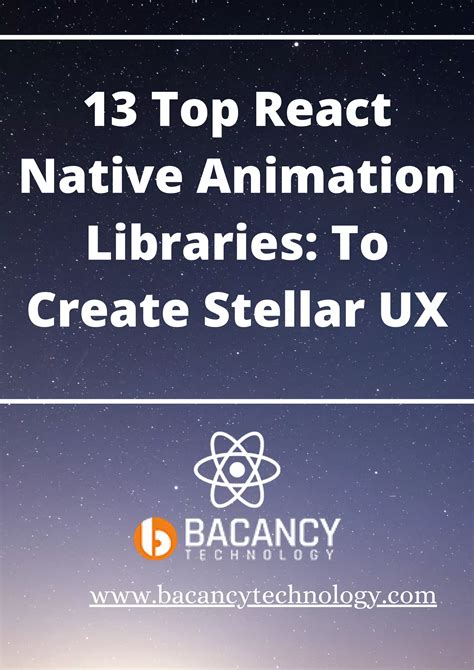 13 Top React Native Animation Libraries To Create Stellar Ux PDF