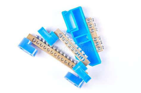 Cable Lug For Connecting Electric Wires Terminal Block Stock Image Image Of Insulation