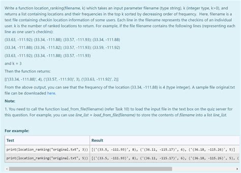 Solved USE PYTHON Original Txt File Is Below Chegg