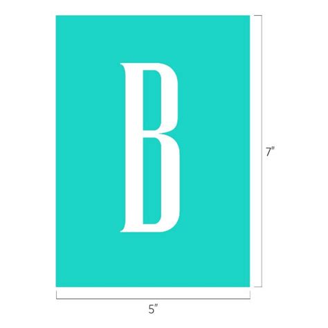 Chalk Couture Classic Narrow Monogram B Home Decor Chalk Couture