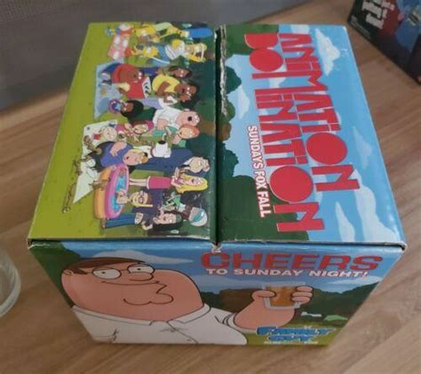Fox Animation Domination Simpsons Set Of 4 Promo Glasses Cheers To