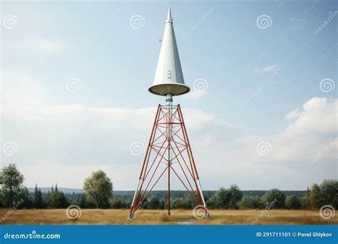 Telecommunication Tower Of 4g And 5g Cellular Base Station Or Base Transceiver Station