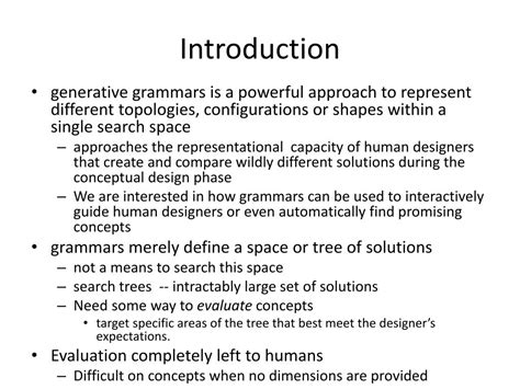 Ppt Stochastic Graph Grammar Algorithm For Interactive Search Powerpoint Presentation Id2657581