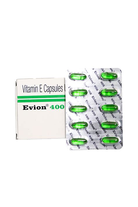Evion Vitamin E 400mg Cap 10s Lifeplus