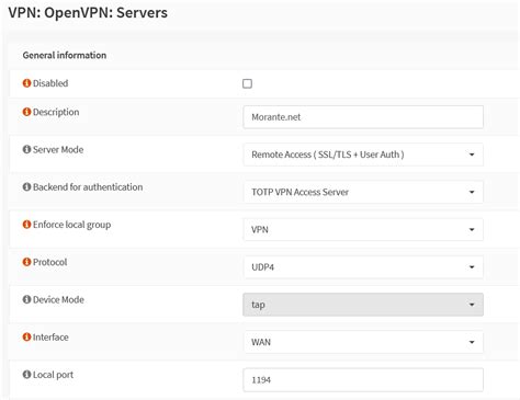 How To OpenVPN In Bridged Mode OPNsense