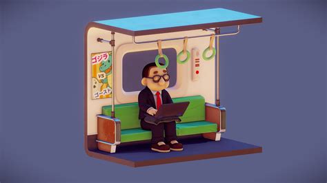 Hatarakimono 3d Model By Grotex Msanjurj [82cf2a4] Sketchfab